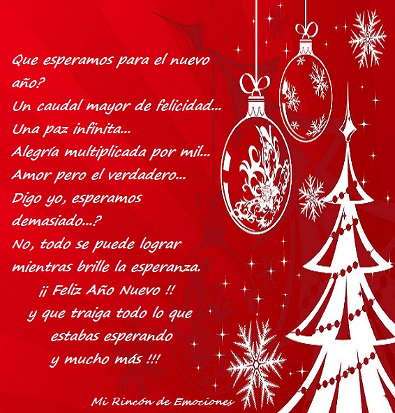 TARJETAS CON FRASES PARA SALUDAR EN AÑO NUEVO