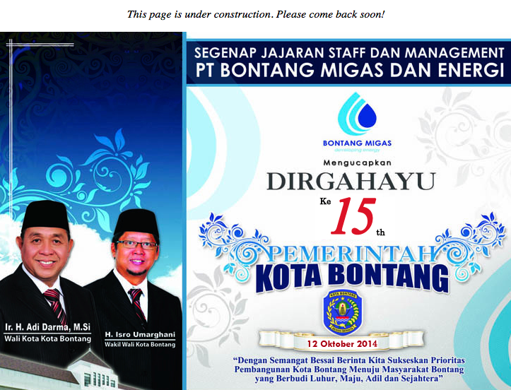 Info PT. Bontang Migas dan Energi (PT. BME) - KLIKBONTANG