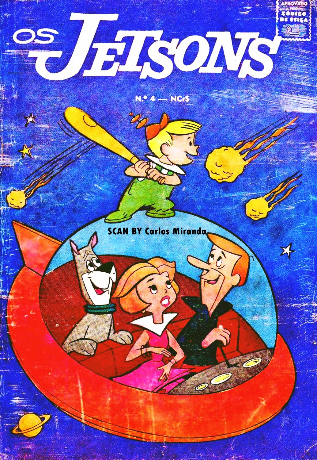 ROCK & QUADRINHOS SCANS: OS JETSONS 4(O CRUZEIRO)-ABRIL DE 1969
