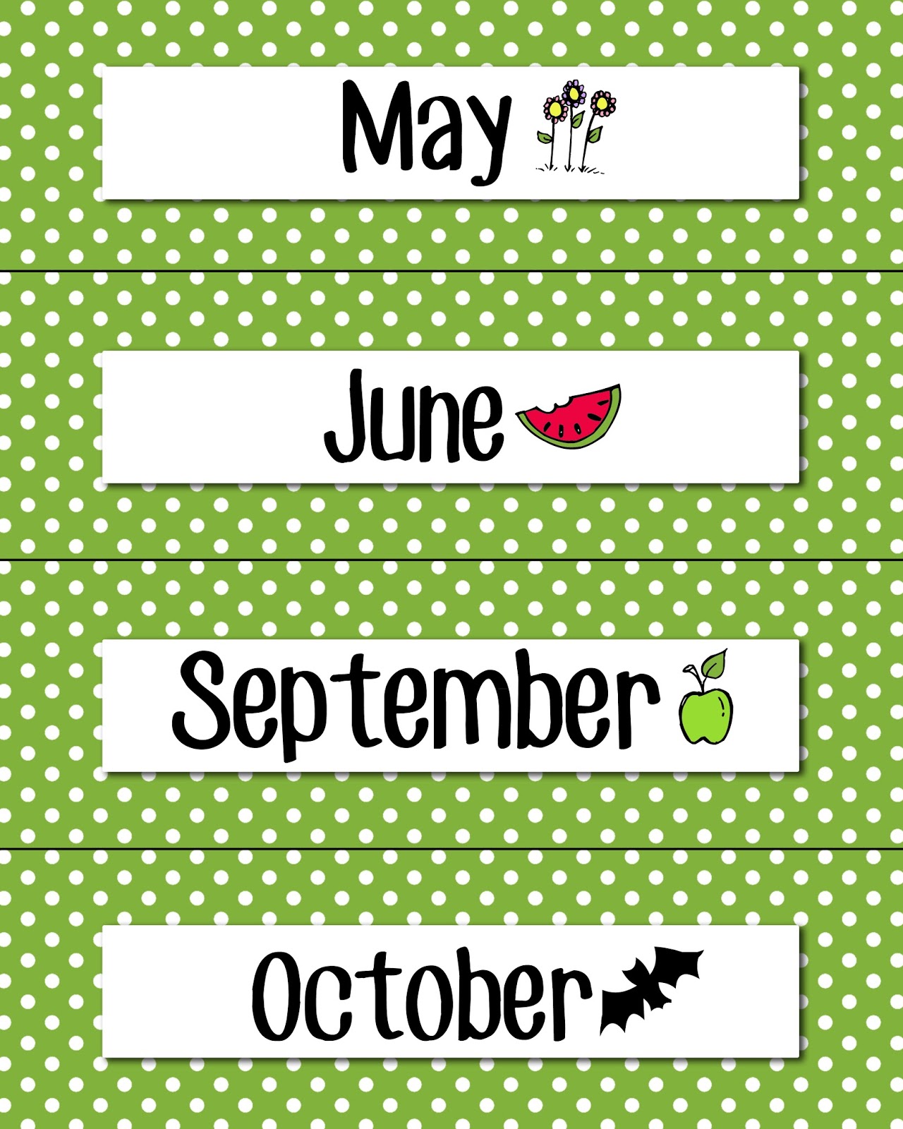Magic & Markers: Calendar Headers
