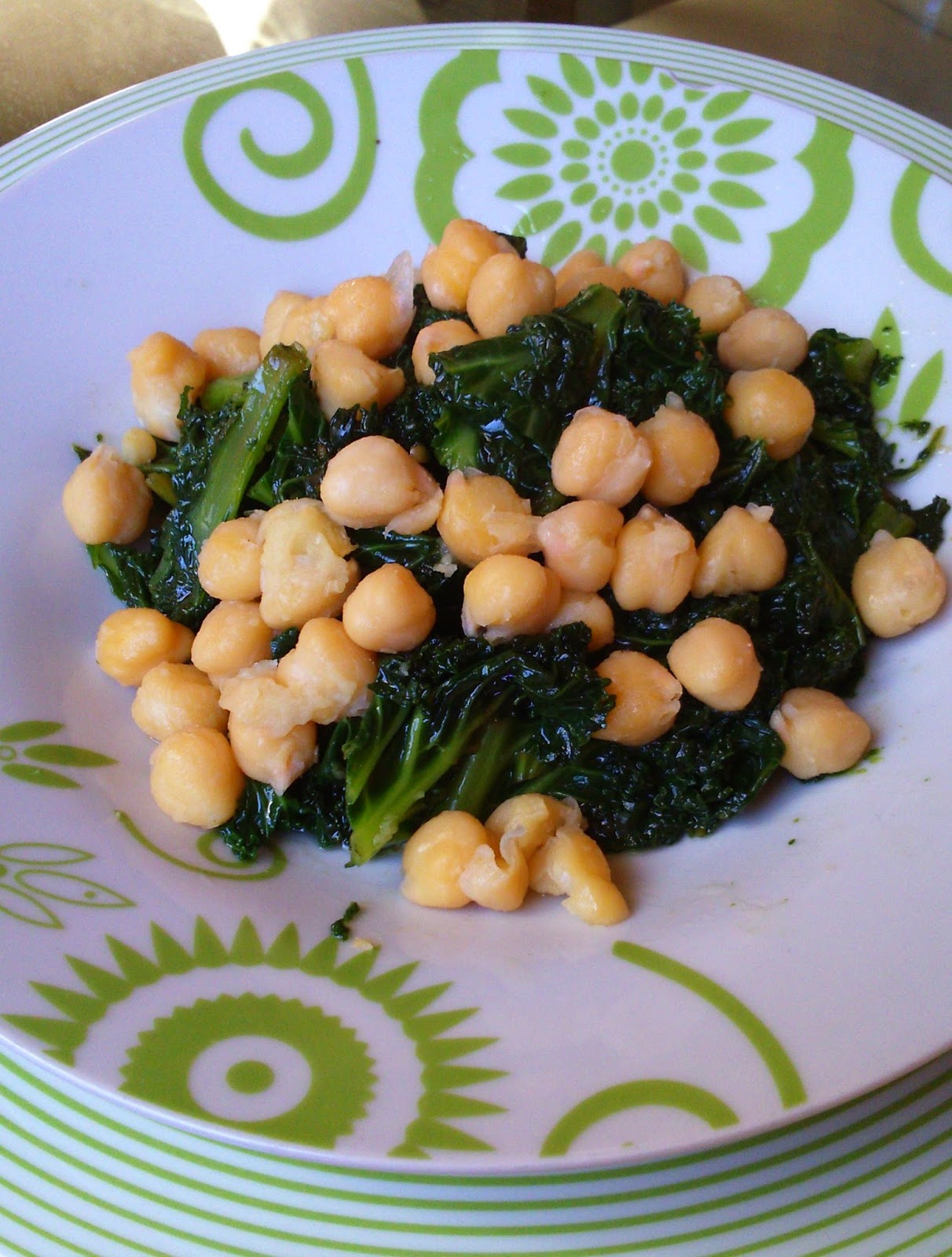 El bloc de la mami: col kale amb cigrons