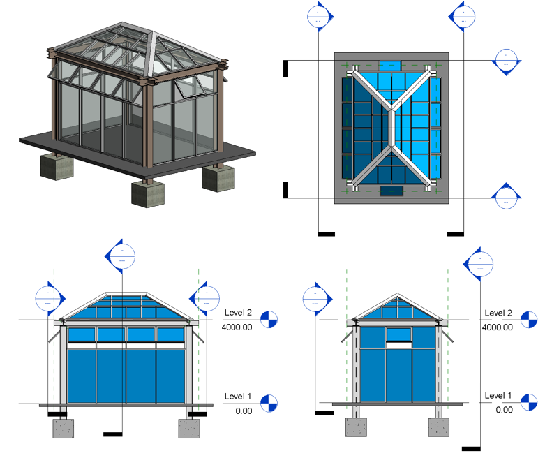 Revit Recess: Curtain Wall Mullion Types