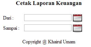 Cara Membuat Input Kalender / Tanggal Otomatis PHP | Kumpulan script php