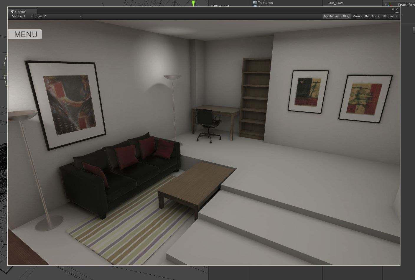 hassanimation: Unity3D 5 Architecture Interior