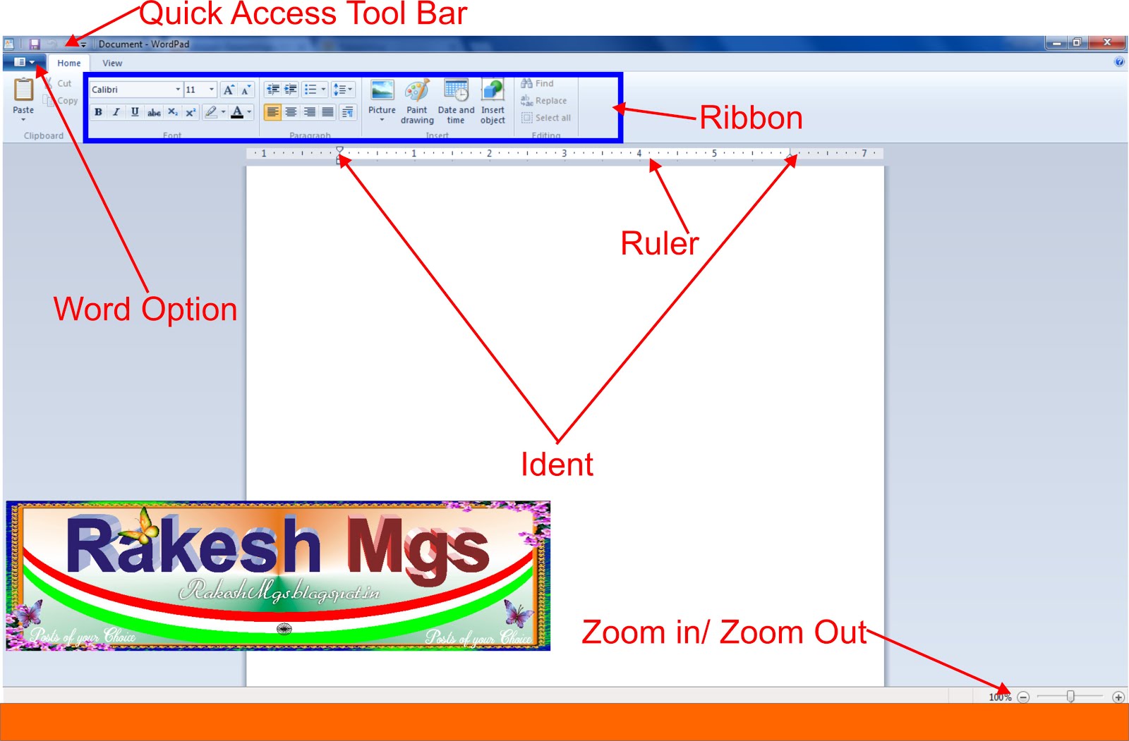How To Use Microsoft WordPad Full Hindi Notes With Menu 
