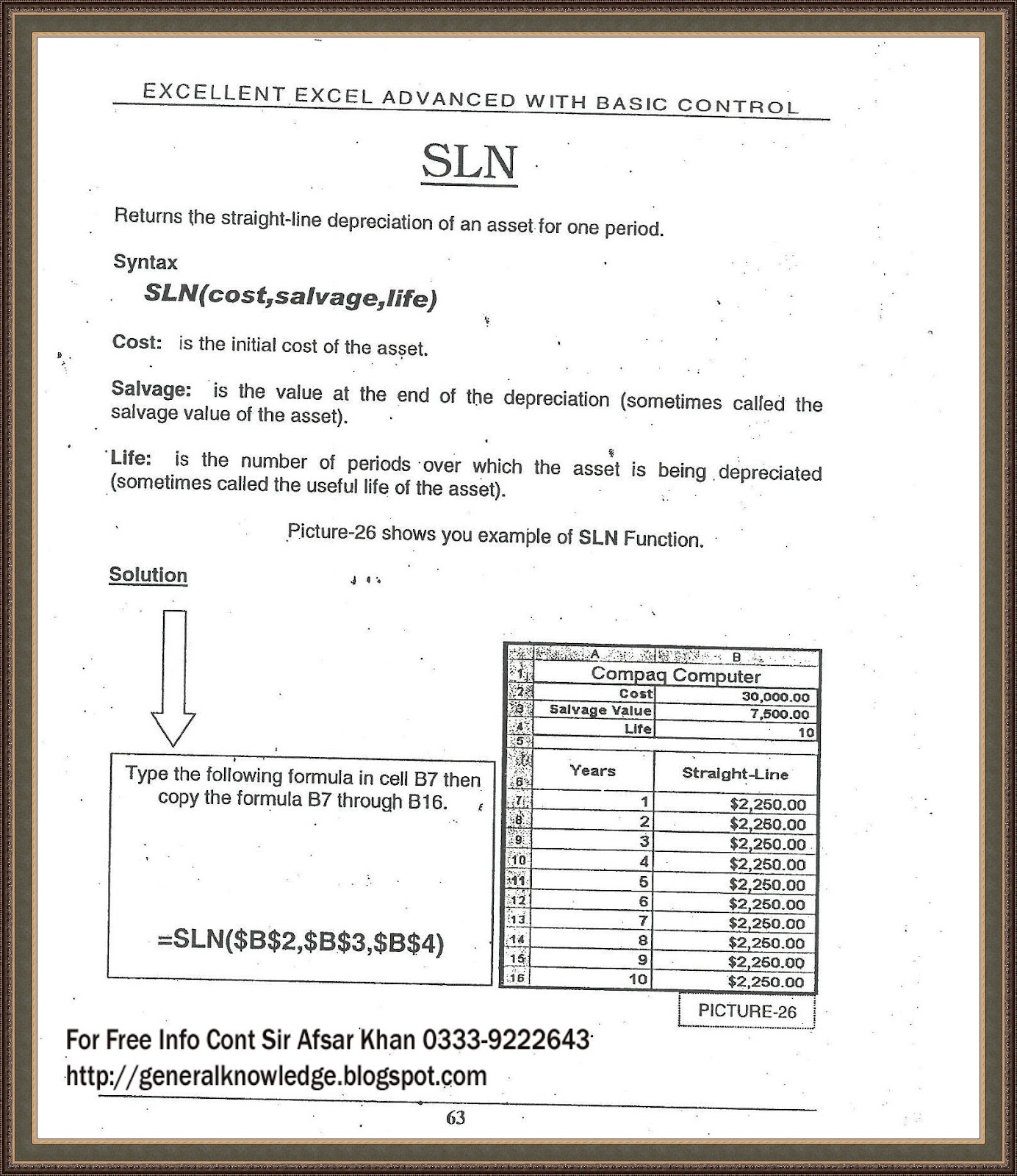 ADVANCE EXCEL FORMULAS: ADVANCE EXCEL SHEET WITH EXAMPLE
