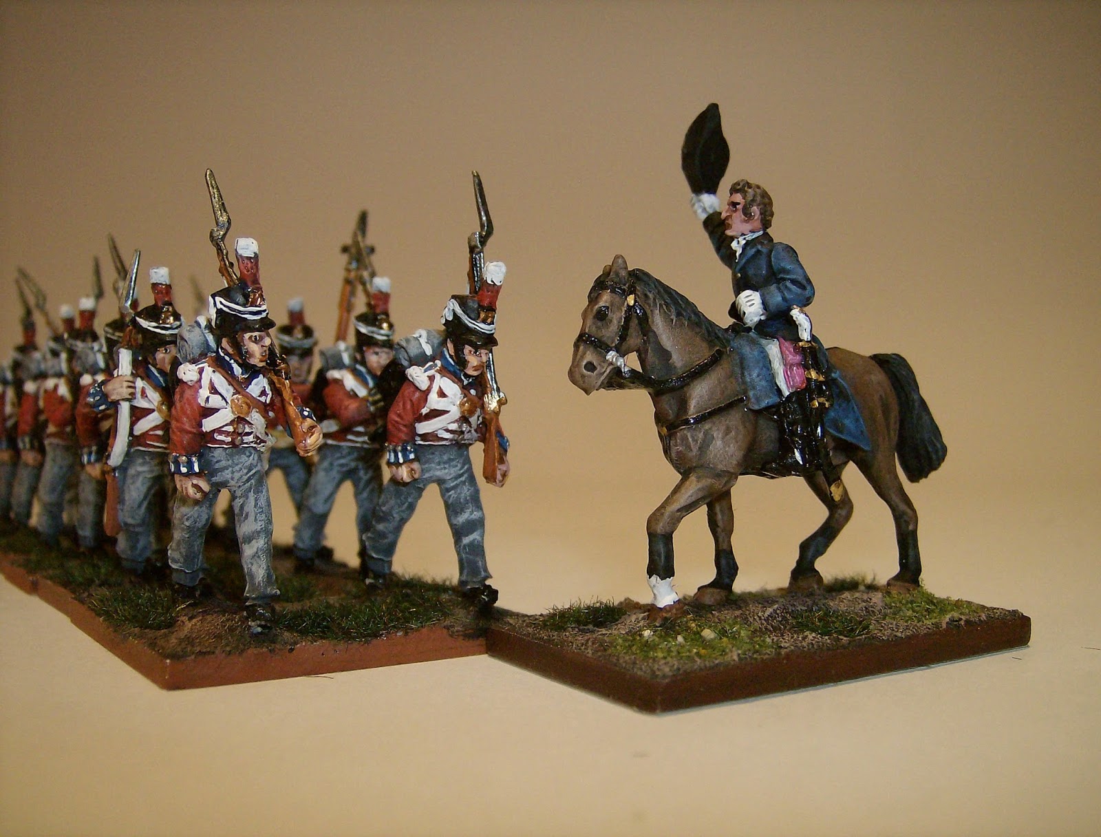 THE BRITISH ARE COMING!: Wellington & his Staff, 1815