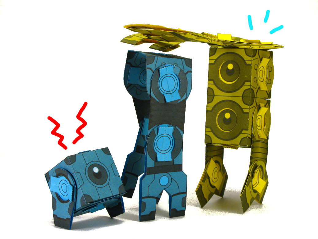 Paper Poseables: Super-Combiners Double Arms