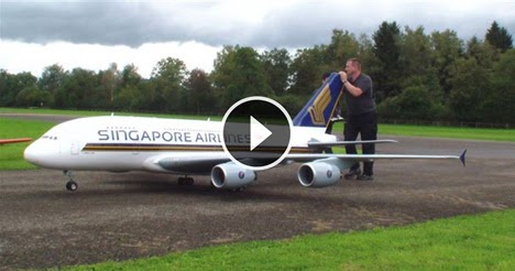 The Biggest Remote Controlled Airbus Flies At Airshow In Switzerland ...