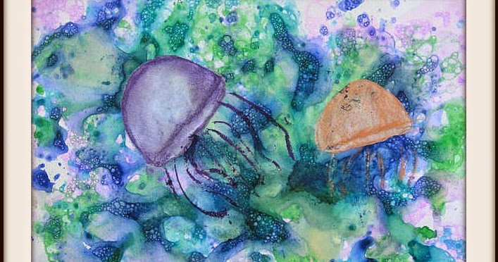MaryMaking: Bubble Prints with Jellyfish