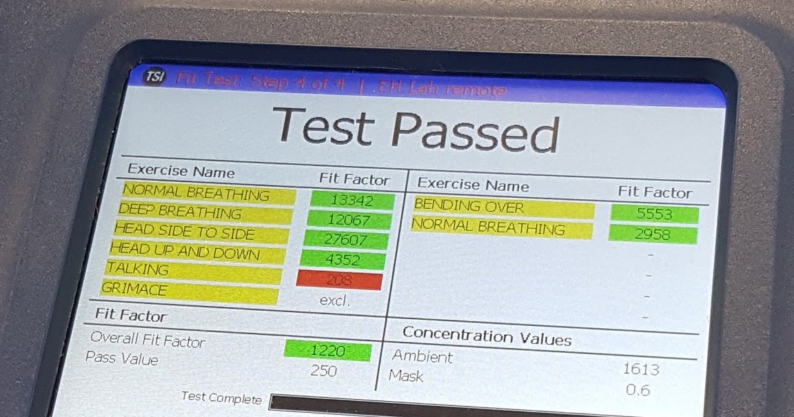 woodardspring2016OHS4500: PortaCount Fit Testing