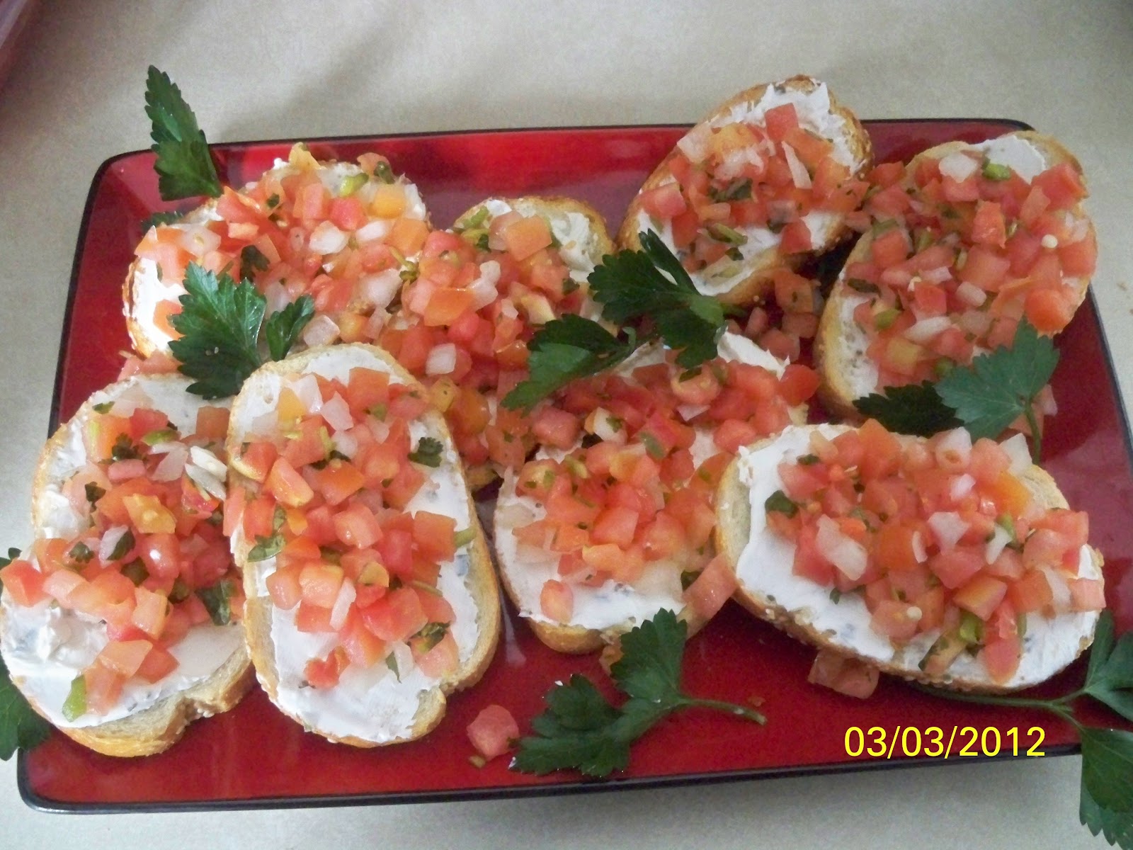 Dishin' It Up with Denise: Pico de Gallo Crostini