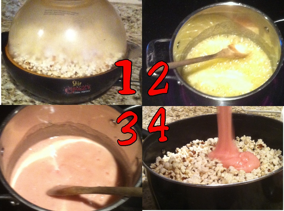 DIY Party Mom: Watermelon Popcorn Recipe