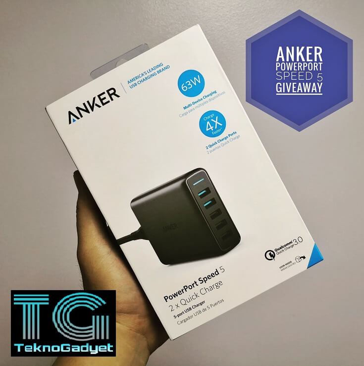 Anker PowerPort Speed 5 Giveaway