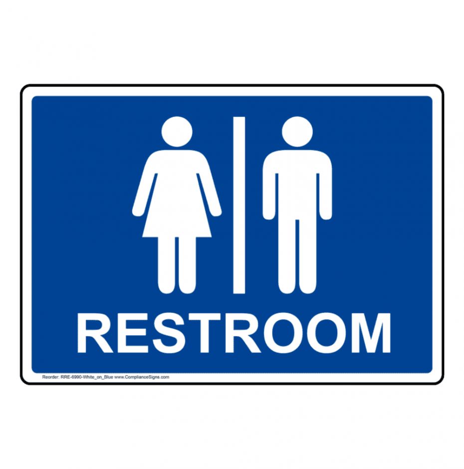 Pretty Restroom Sign Wallpaper | Desktop Wallpapers