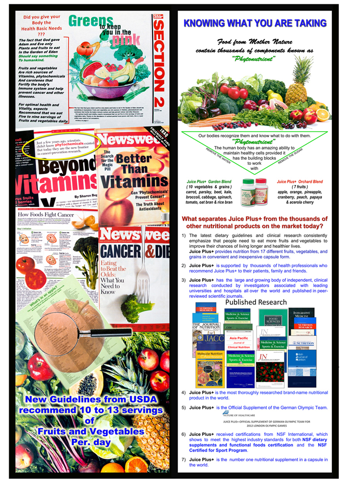 Health Basic Needs: Juice Plus+ ==> Flyer