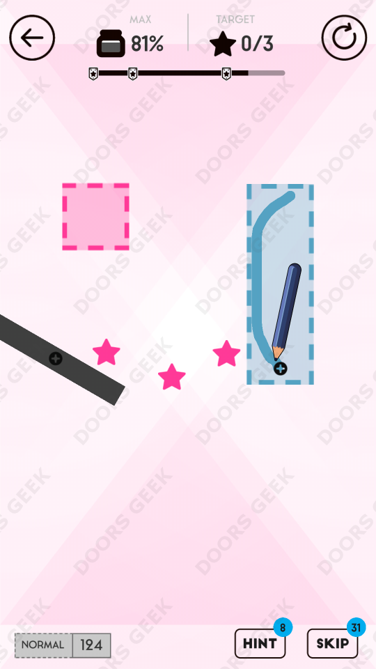 Draw Here Level 124 ~ Doors Geek