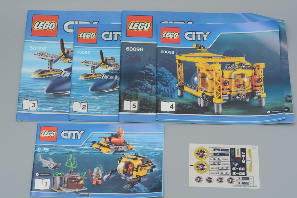 Lego 60096 Deep Sea Operation Base 深海探險指揮基地 開箱報告 - 魯蛇實驗室