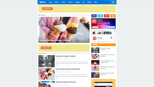 100 % Work..!! Template Blogger Responsive Seo Friendly Gratis - Belajar Dulinan Blog