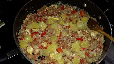 Cyndaverse: Hawaiian Rice Bowl With Spam - Spamtastic fried rice