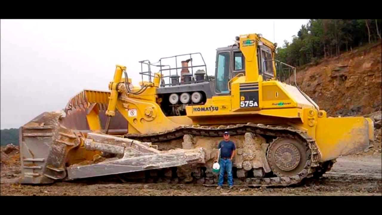 El Buldozer mas grande del mundo Komatsu D575A-3