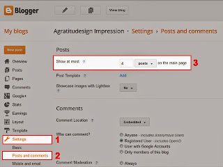 Styling Pagenumber of the Blog Navigation | Agratitudesign Impression