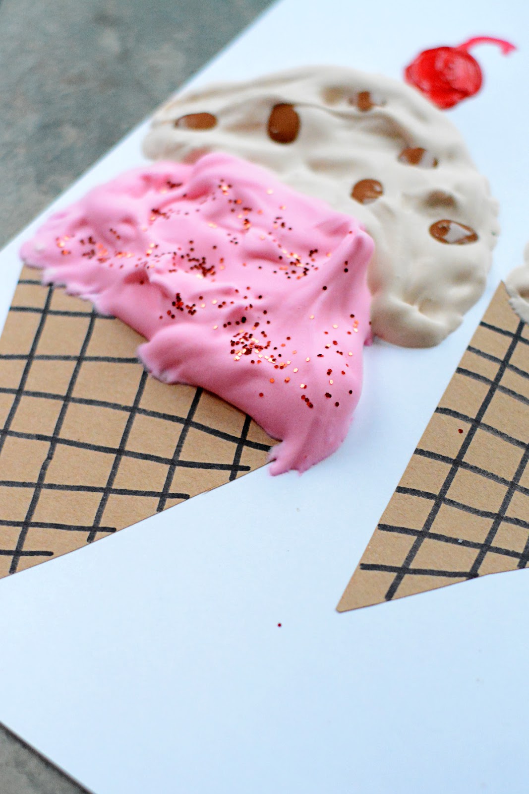 This Farm Family's Life: Puffy Paint Ice Cream...