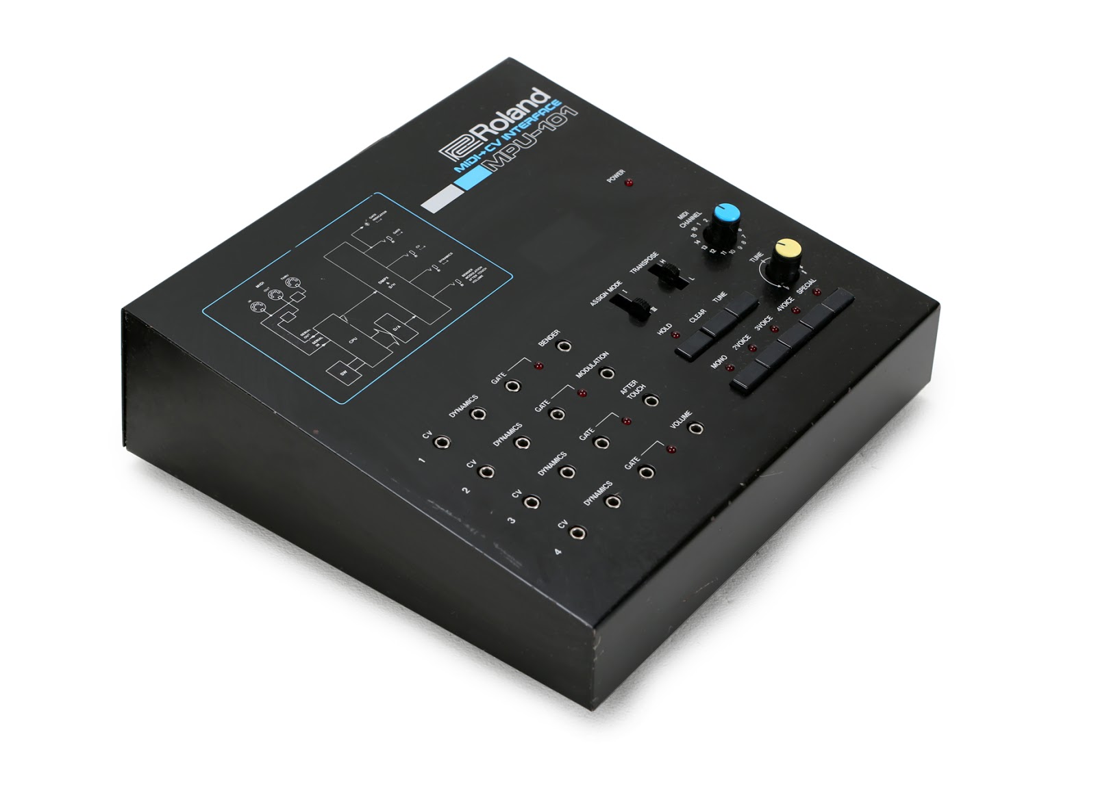 Matrixsynth Roland Mpu 101 Midi To Cv Converter Sn 530674us