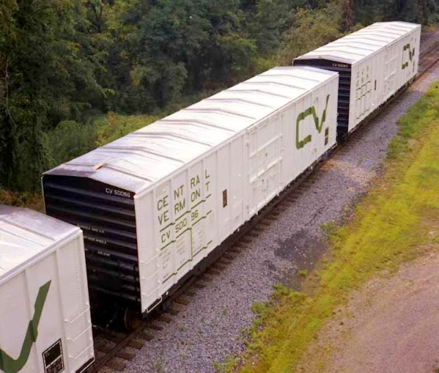 Trackside Treasure: CV White Boxcars