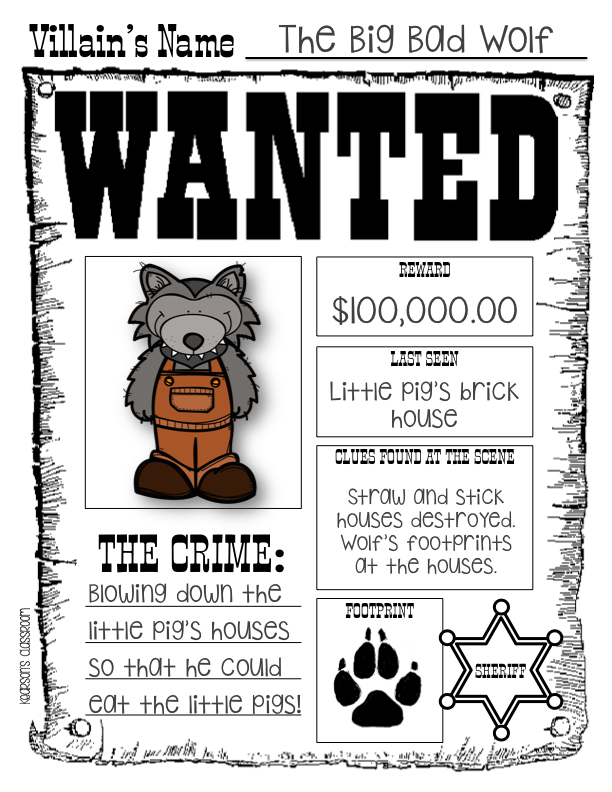 Kearson's Classroom: Big Bad Wolf Compare & Contrast