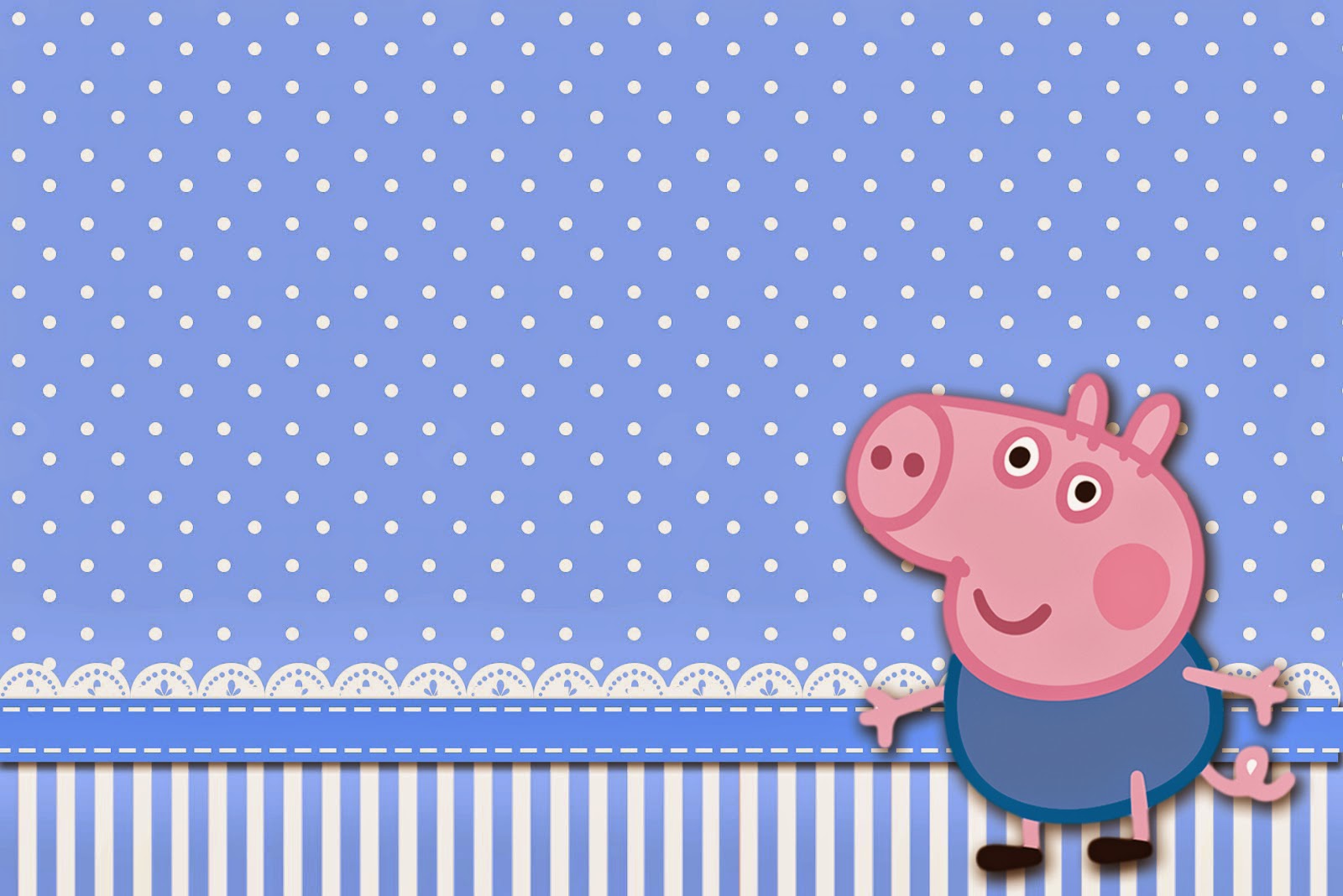George Pig Free Printable Invitations. - Oh My Fiesta! in english