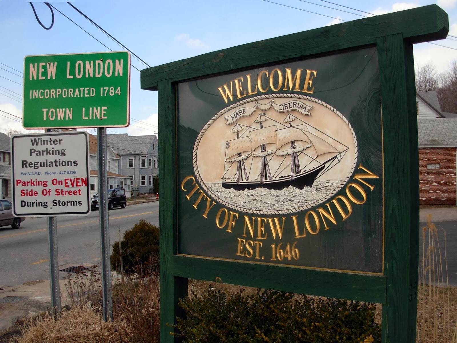 Geographically Yours Welcome: New London, Connecticut