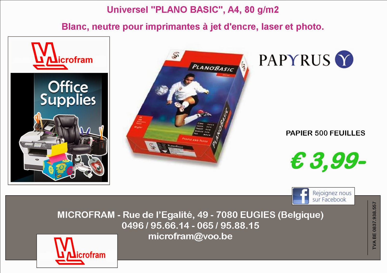 Microfram Informatique: Fourniture de bureau