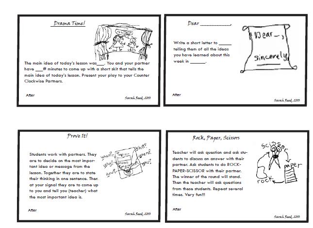 An Apple For The Teacher: Formative Assessment Task Cards Freebie