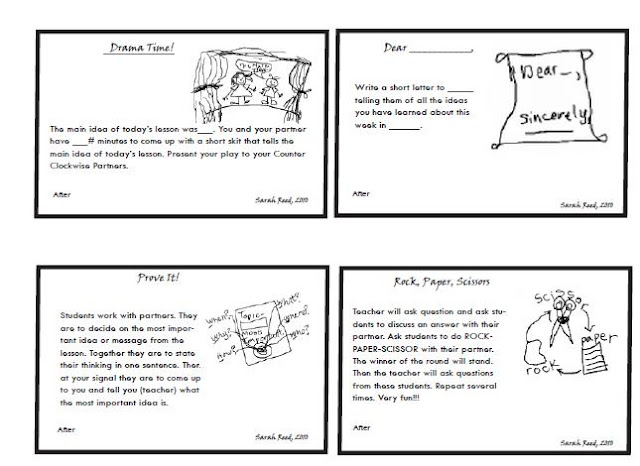 An Apple For The Teacher: Formative Assessment Task Cards Freebie