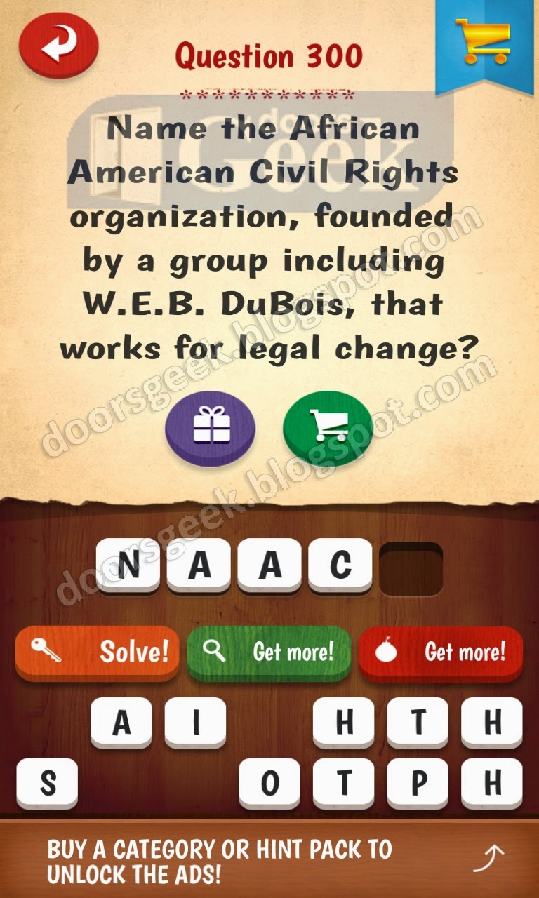 The American Quiz - Level 300 ~ Doors Geek