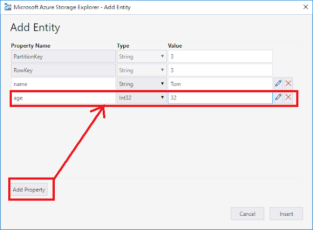 [Azure] Azure Tables Storage 介紹與操作