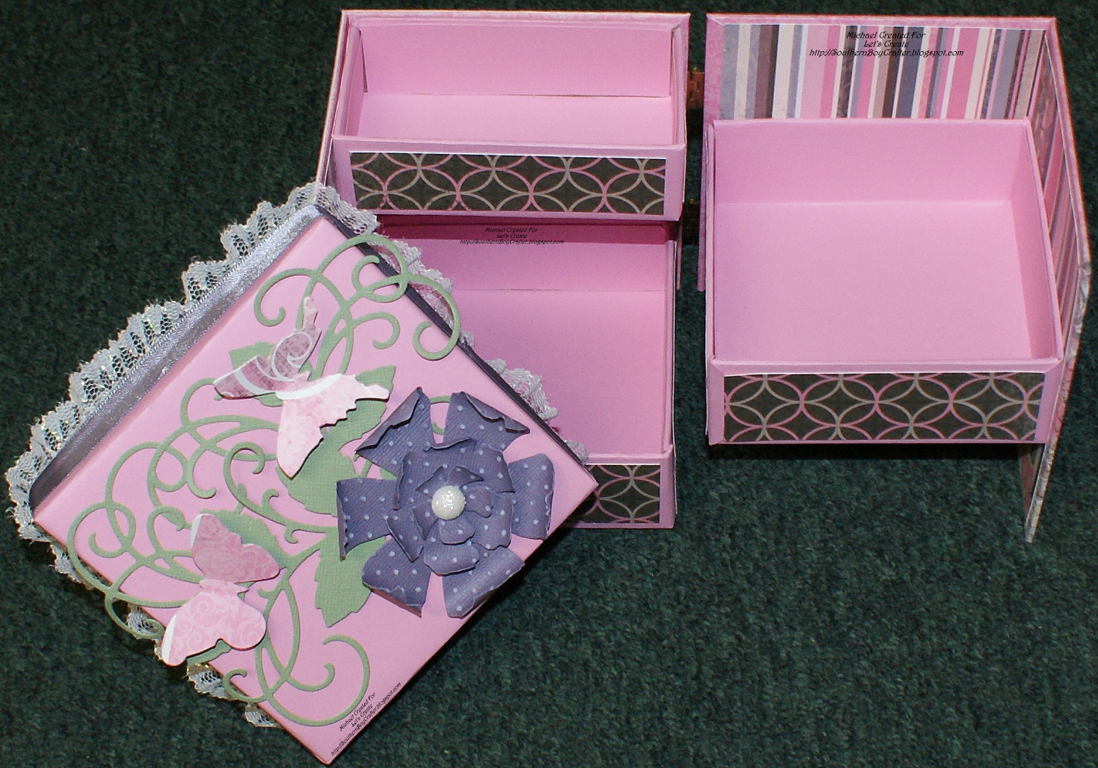 Let's Create Rapids: April 2013 Fancy Box Class...