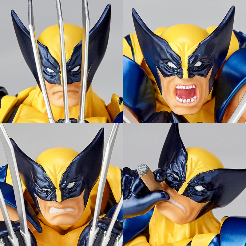 toyhaven: Kaiyodo Revoltech Wolverine 6-inch tall action figure with X ...