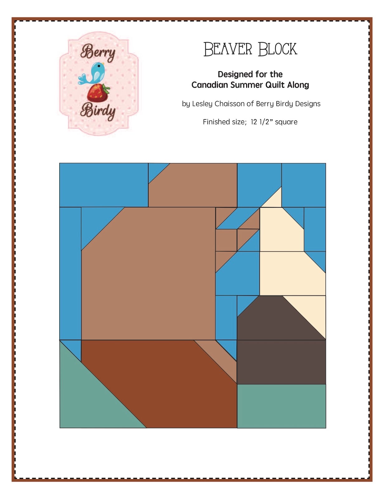 Canadian Summer Quilt Along