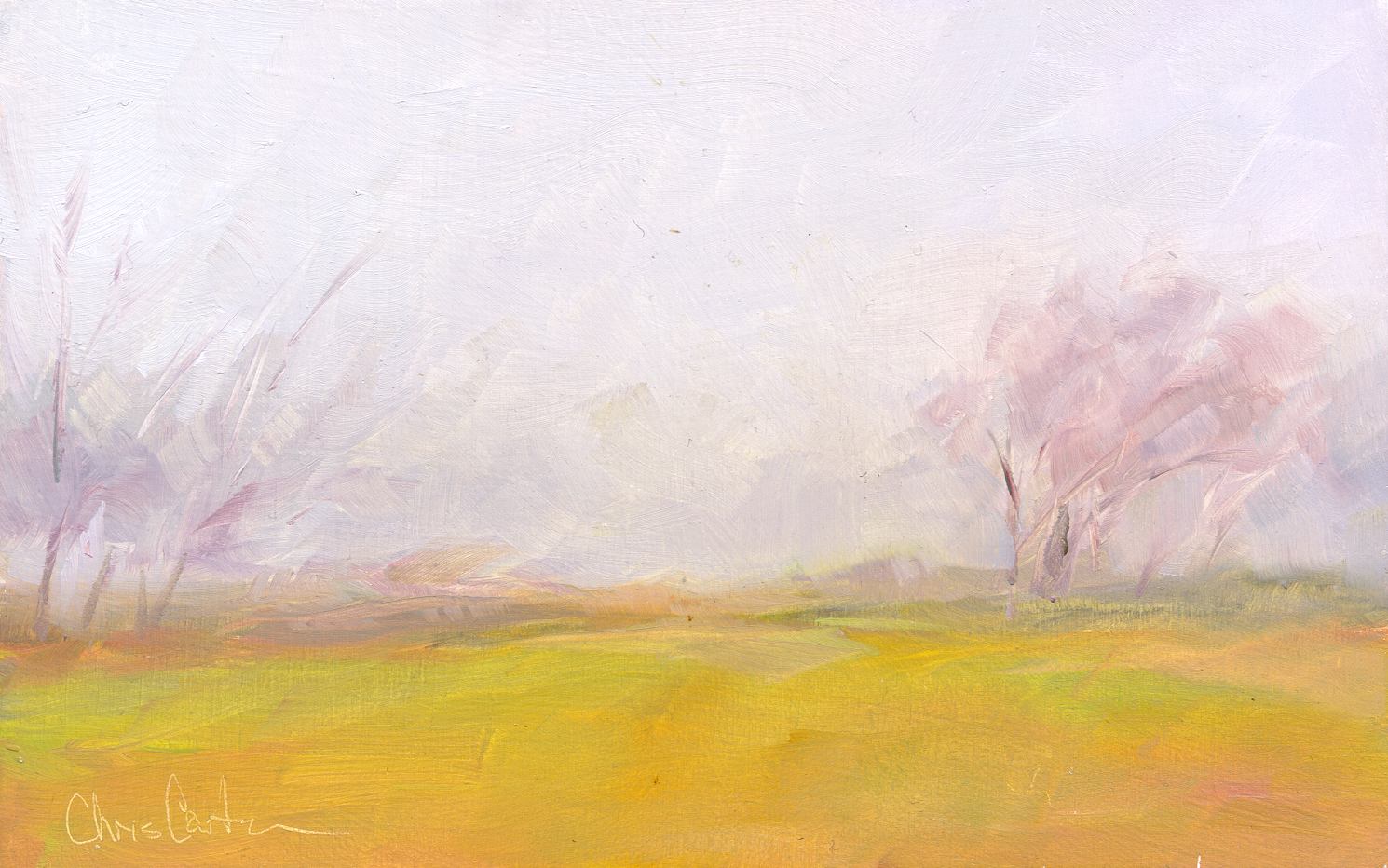 Chris Carter Art ............. Smaller Than A Breadbox: Misty Winter ...