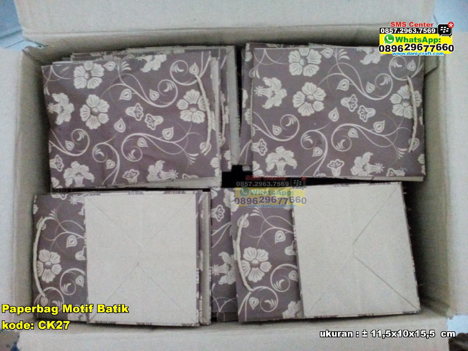 Paperbag Motif Batik | Souvenir Pernikahan