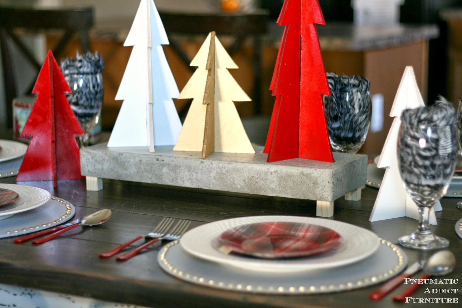 4th Day of Christmas- Modern Tablescape | Pneumatic Addict