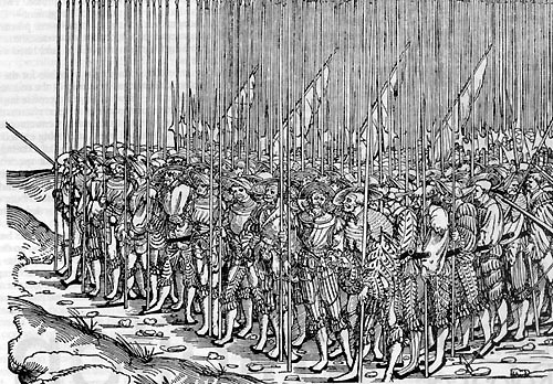 Defence and Freedom: Quick thought about phalanxes