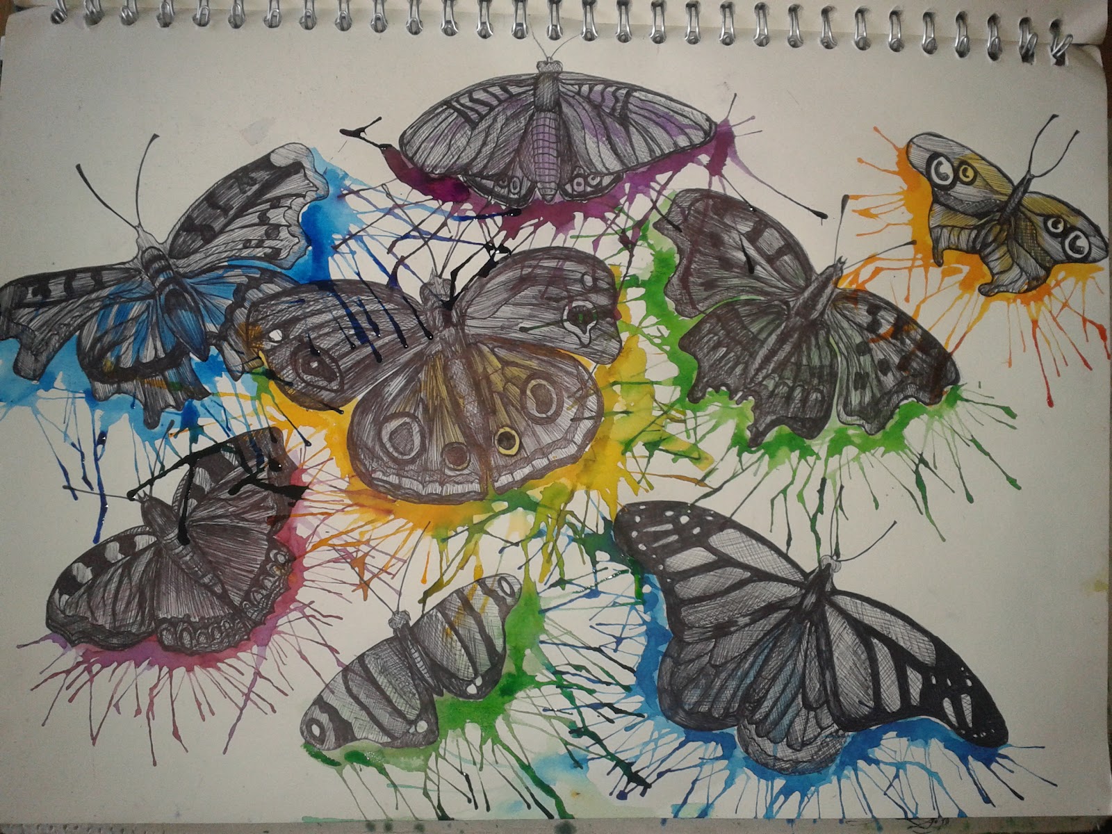 A-level artwork: Exam- Homeless-Encountering Hope