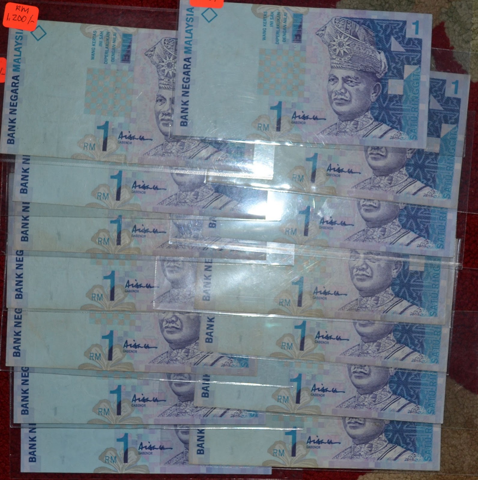 Galeri Sha Banknote: DUIT RM1 ALI ABUL HASSAN SIRI KE10