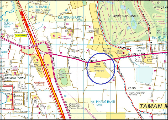 INFO JAKARTA: TERMINAL BIS PINANG RANTI, JAKARTA