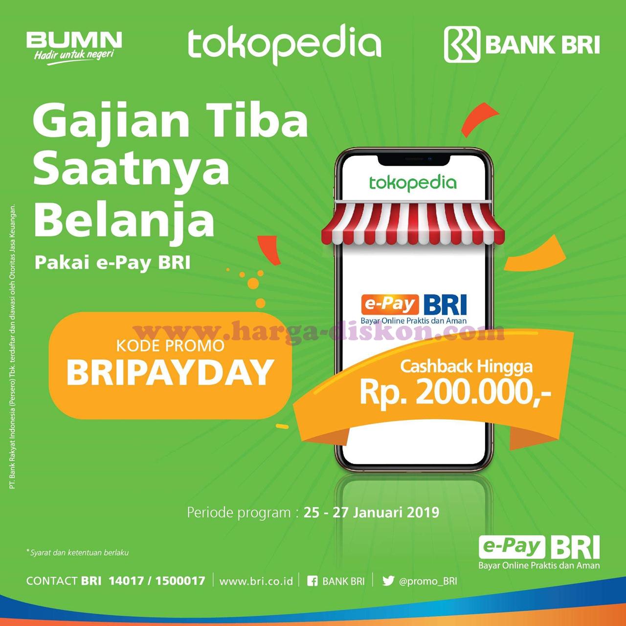 Promo Tokopedia Terbaru Cashback Hingga Rp200.000 untuk pembayaran ...