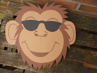 Ingrids creaties .: Apen maskers maken ; nog 7 te gaan...