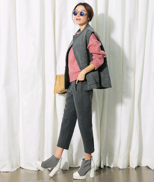 [Stylenanda] Soft Chunky Slit Slacks | KSTYLICK - Latest Korean Fashion ...